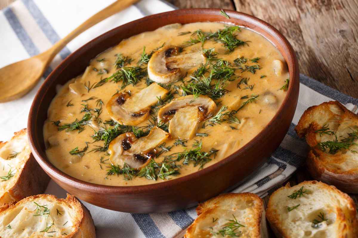 Zuppa di funghi profumata, ricetta facile casereccia | Buttalapasta