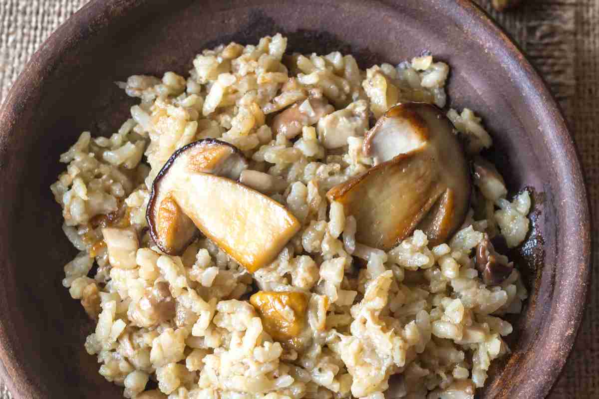 Risotto ai funghi porcini cremoso, ricetta della nonna | Buttalapasta