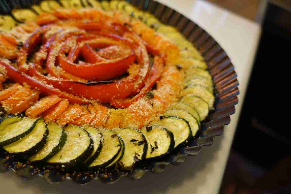 Fiore di verdure gratinate, il contorno scenografico | Buttalapasta